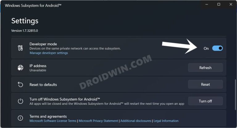 Install Play Store in Windows 11 via Windows Subsystem for Android