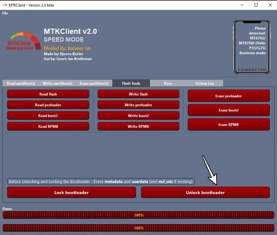Unlock Bootloader on MediaTek Devices using MTKClient - DroidWin