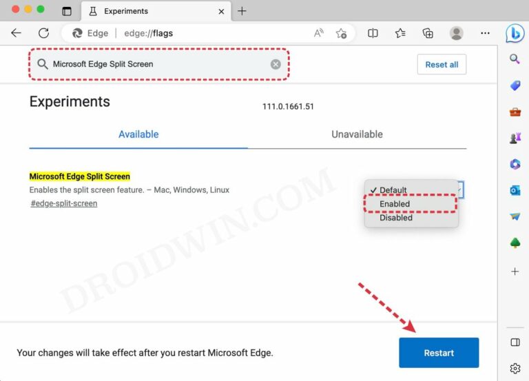 How to Enable Split Screen in Microsoft Edge - DroidWin