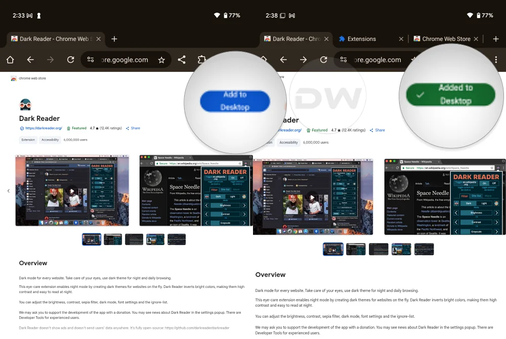 How to Install Extensions on Chrome Browser on Android - DroidWin