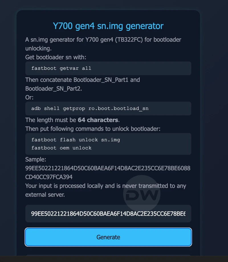 How to Create SN File for Lenovo Bootloader Unlocking - DroidWin
