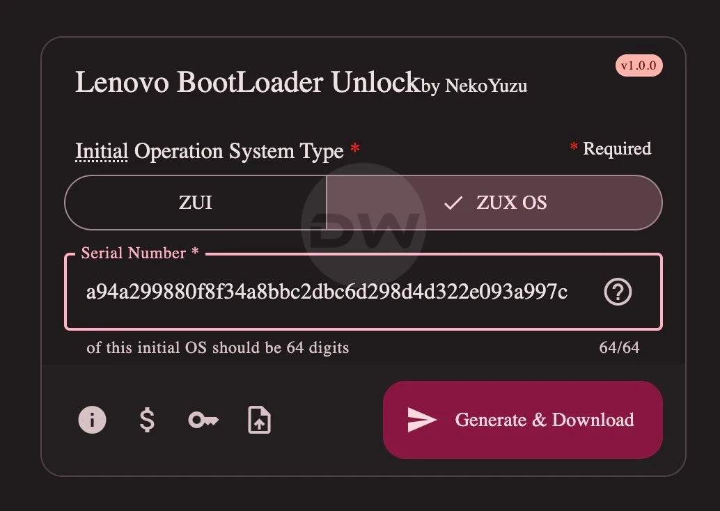 How to Create SN File for Lenovo Bootloader Unlocking - DroidWin