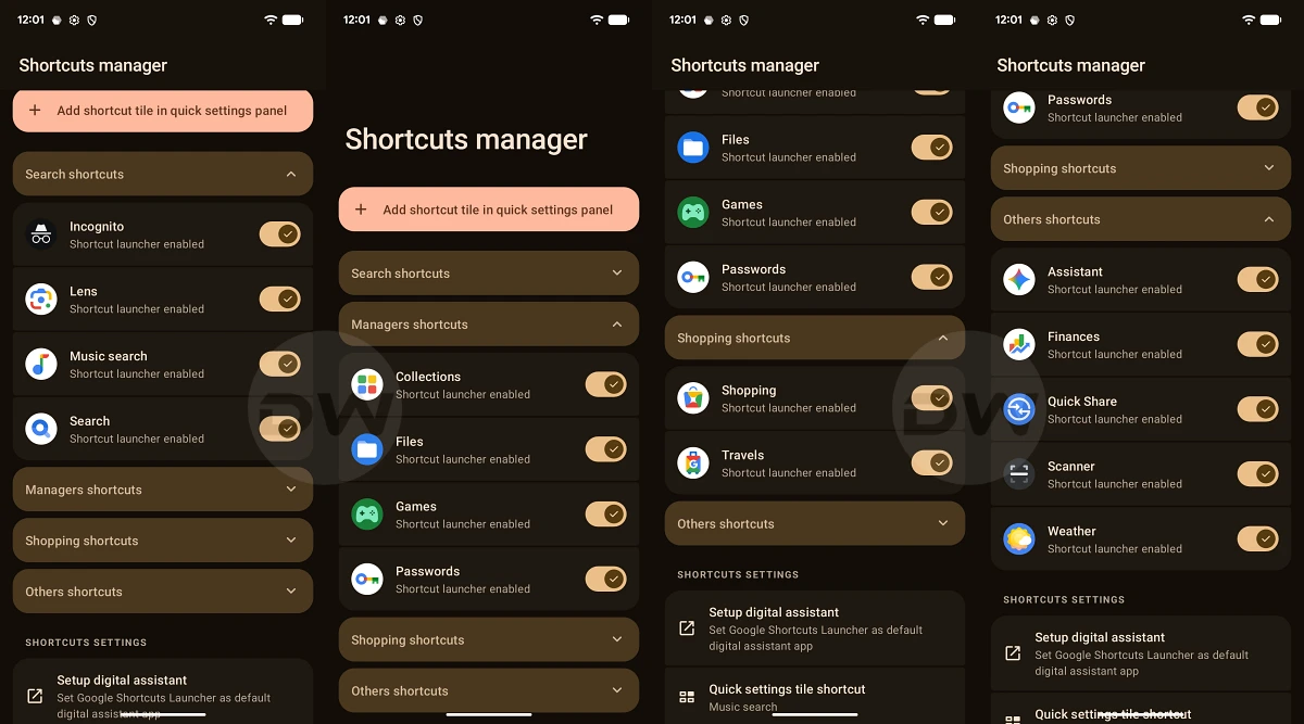 Google Shortcuts Launcher: Launch Hidden Google Apps - DroidWin