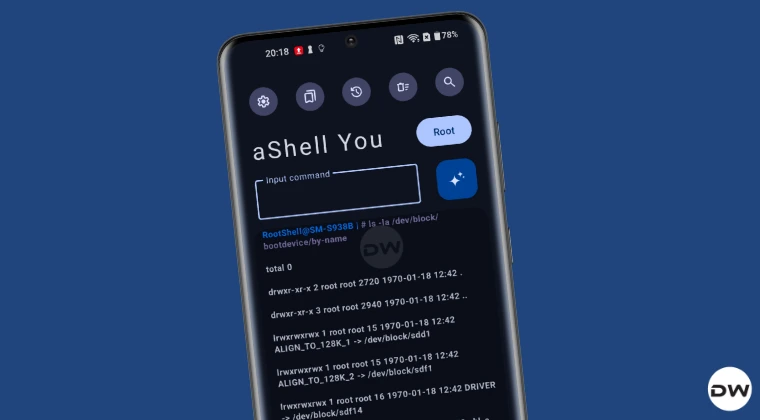 aShell You: Run ADB, Root, Shell commands without PC! - DroidWin