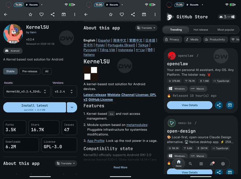 GitHub Store: Download, Install, Update your Apps! - DroidWin